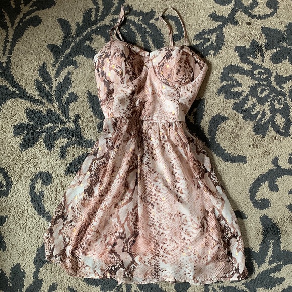 Xhilaration | Dresses | Snake Patterned Mini Dress | Poshmark